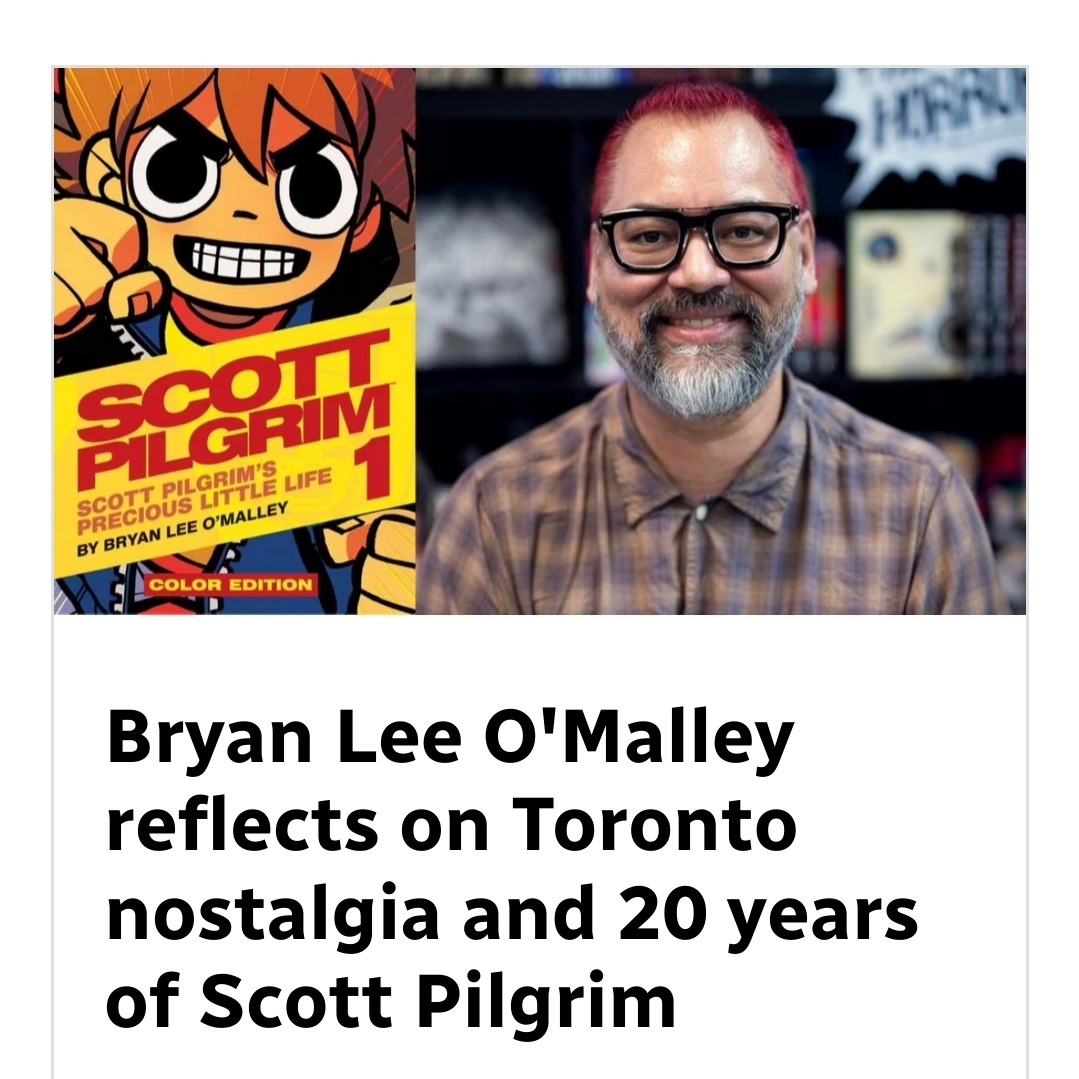 Mattea Roach Interviews Bryan Lee O’Malley for CBC Books – The Toronto ...