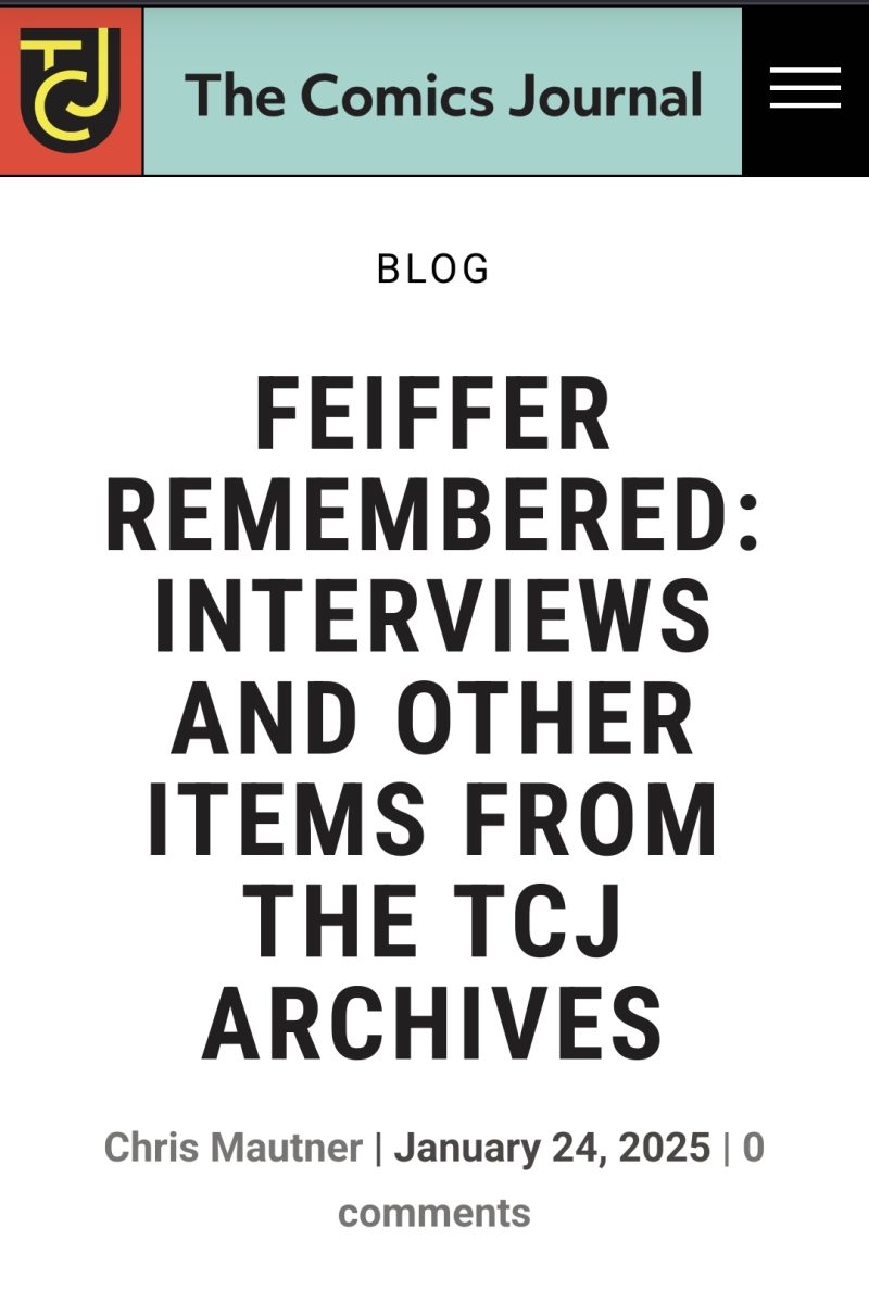 The Comics Journal Remembers Jules Feiffer – The Toronto Comic Jam