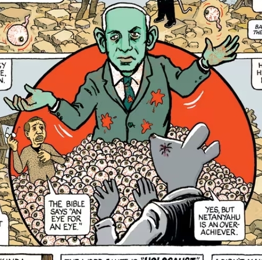 Joe Sacco and Art Spiegelman Collaborate on Comic Critical of Netanyahu ...