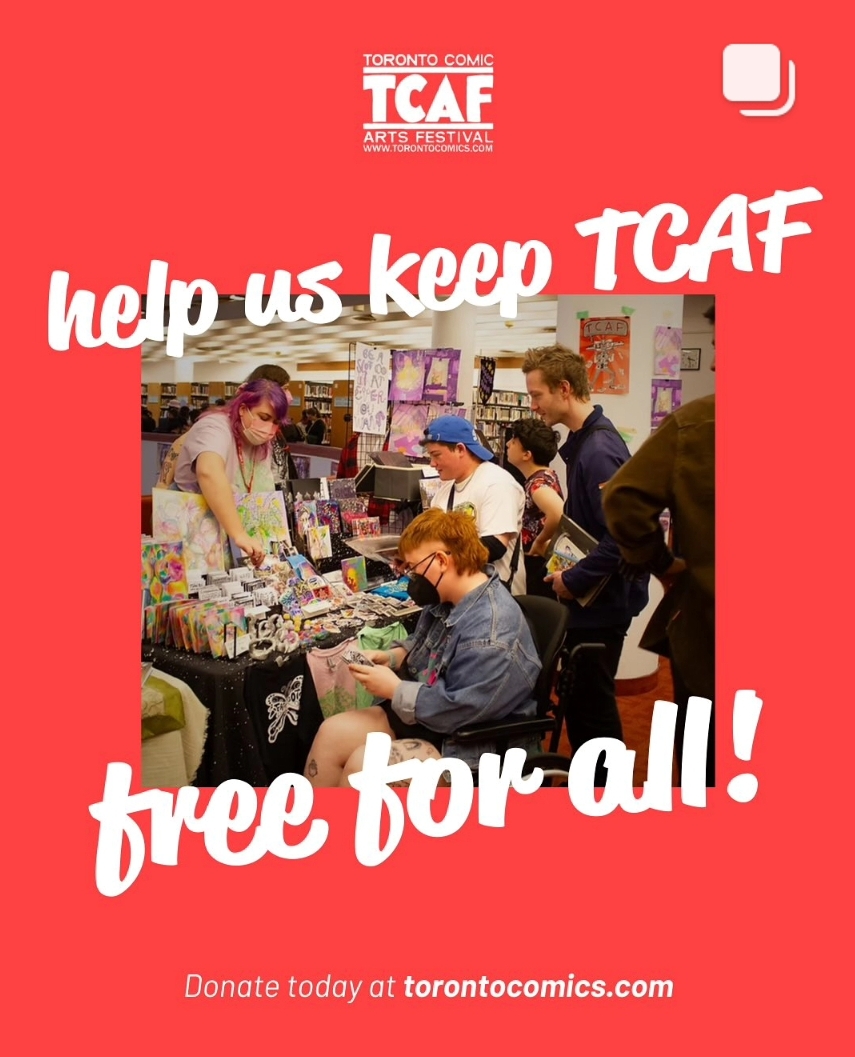 TCAF Donation Request! – The Toronto Comic Jam