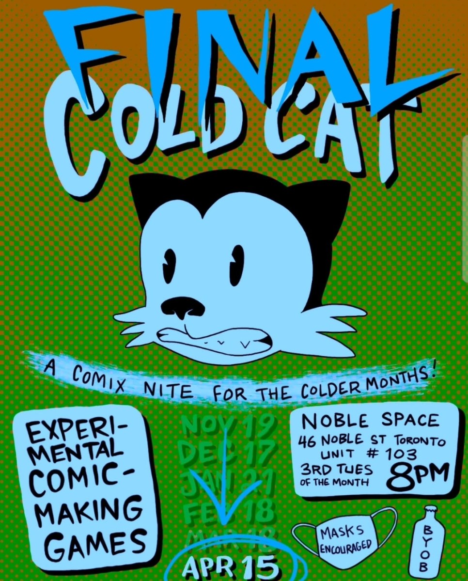 Tomorrow! James Spencer Hosts his last Cold Cat Comix Lab, Tuesday Apr ...